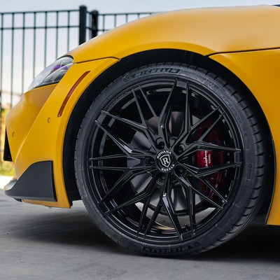 19" Rohana RFX17 Black Forged Concave Wheels Rims Mercedes R231 SL500 ...