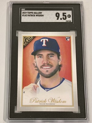 2019 Topps Gallery #142 Patrick Wisdom RC Rookie SGC 9.5 Mint+ | eBay
