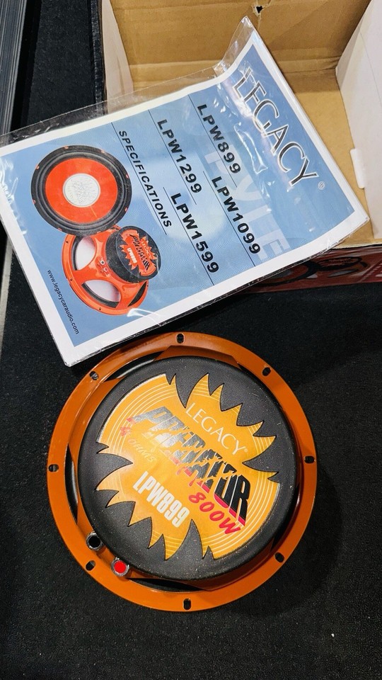 AMERICAN LEGACY 800W 8 Inch High Power Subwoofer | 750-999W RMS ...