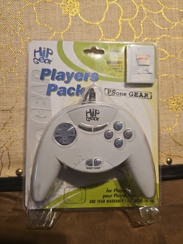 NEW SEALED HIP GEAR PS1 CONTROLLER & MEMORY CARD | eBay