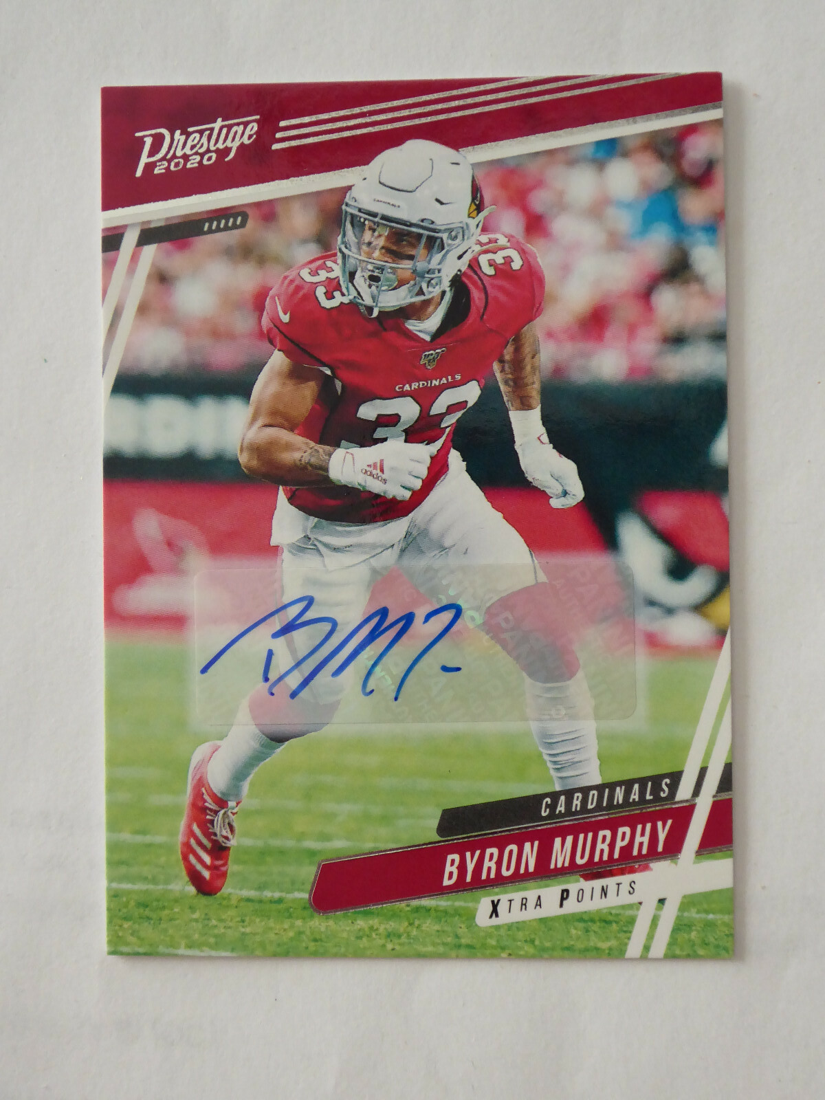 2020 Panini Prestige Football Xtra Points Byron Murphy Auto Cardinals ...