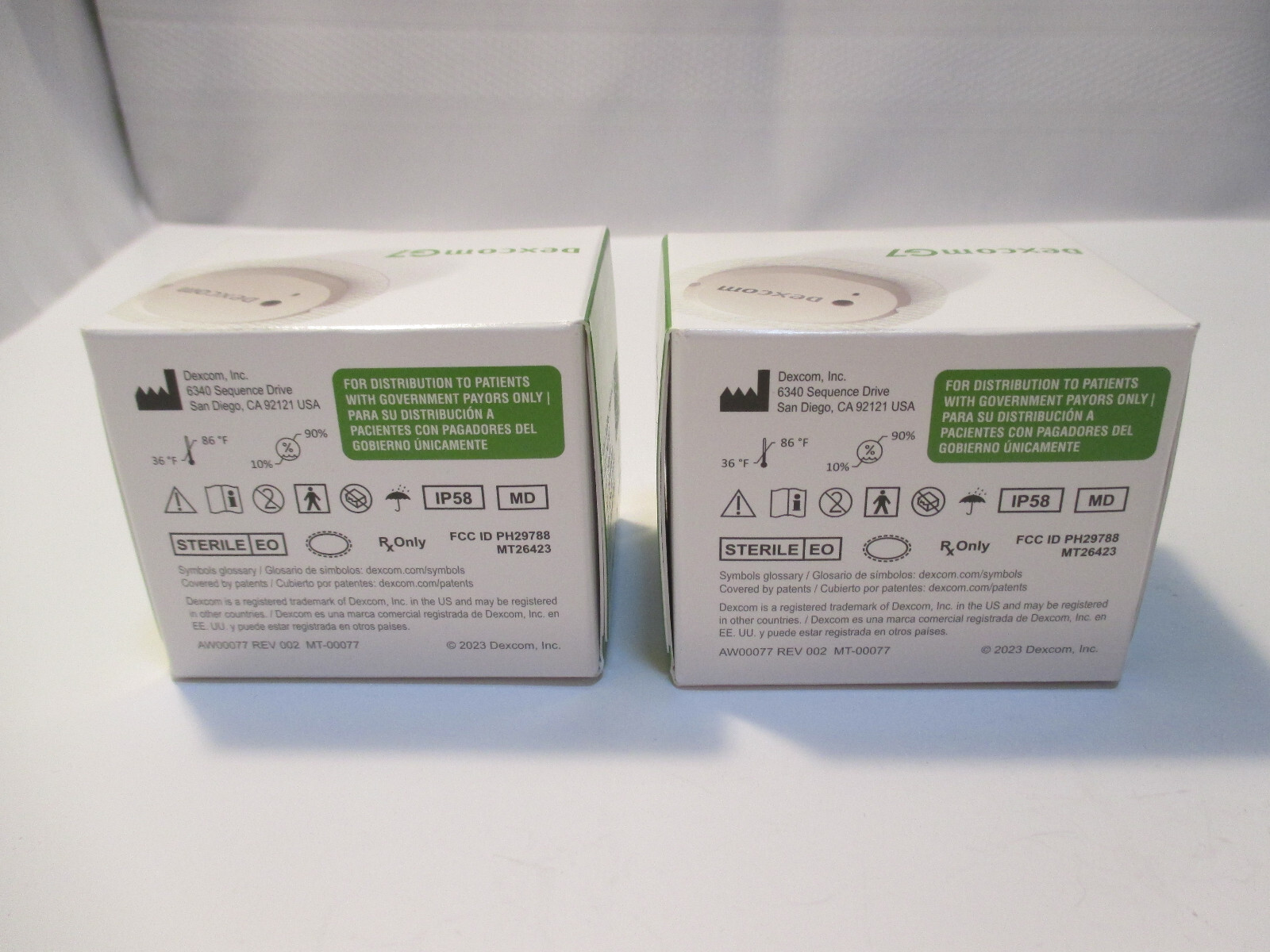 DEXC0M G7 Sensors - New & Sealed - Pack of 2 boxes - save $$$ (exp. 06 ...