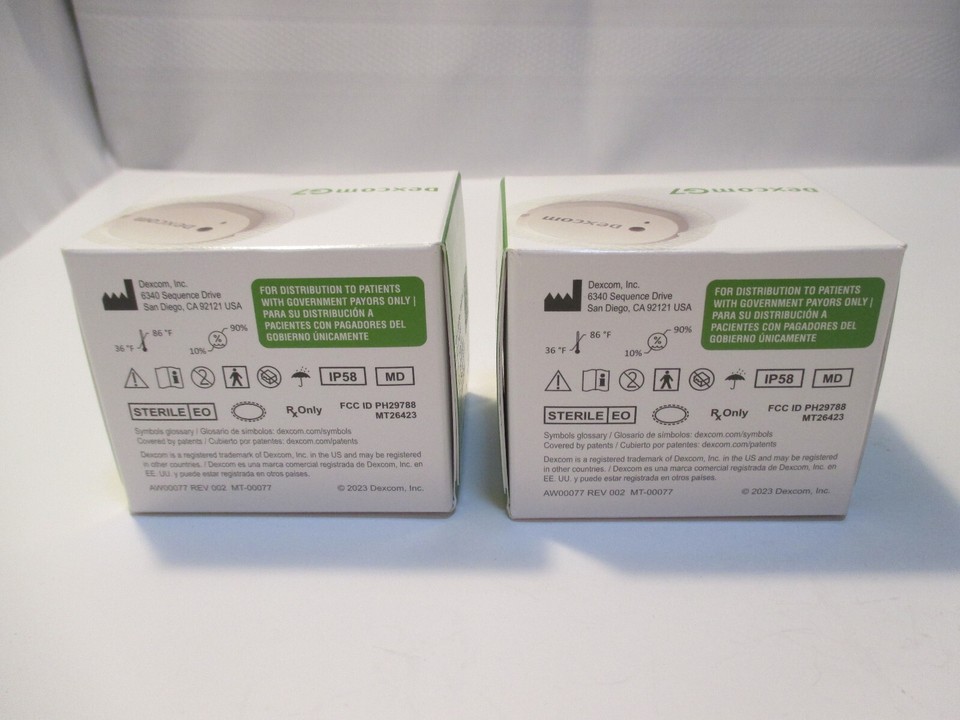 DEXC0M G7 Sensors - New & Sealed - Pack of 2 boxes - save $$$ (exp. 06 ...
