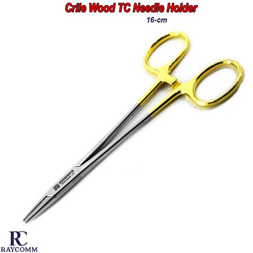 Crilewood Needle Holder Forceps Surgical Hemostat Locking Artery ...