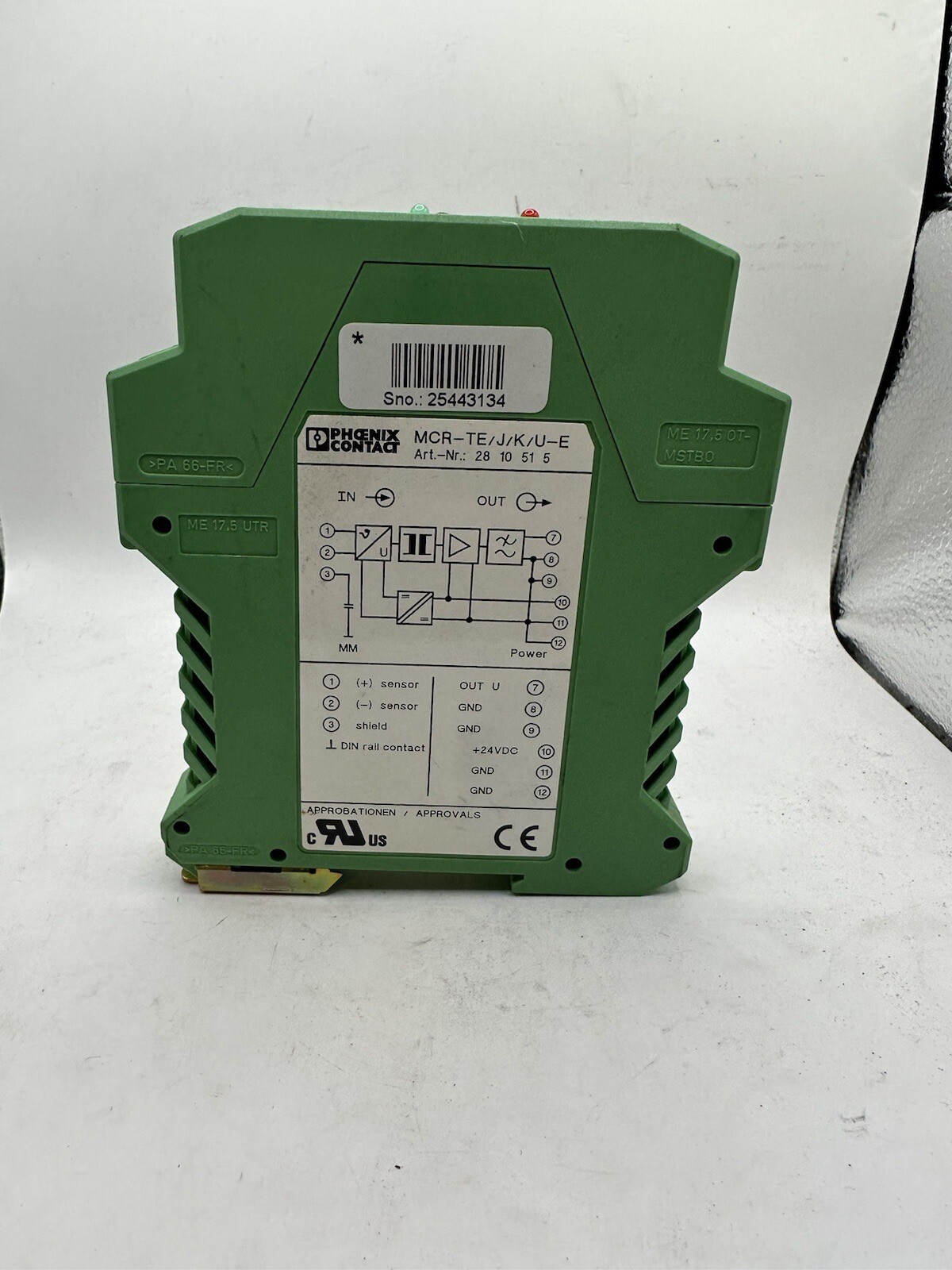 TO BE DELETED - Phoenix Contact thermocoupler module - MCR-TE/J/K/U-E ...