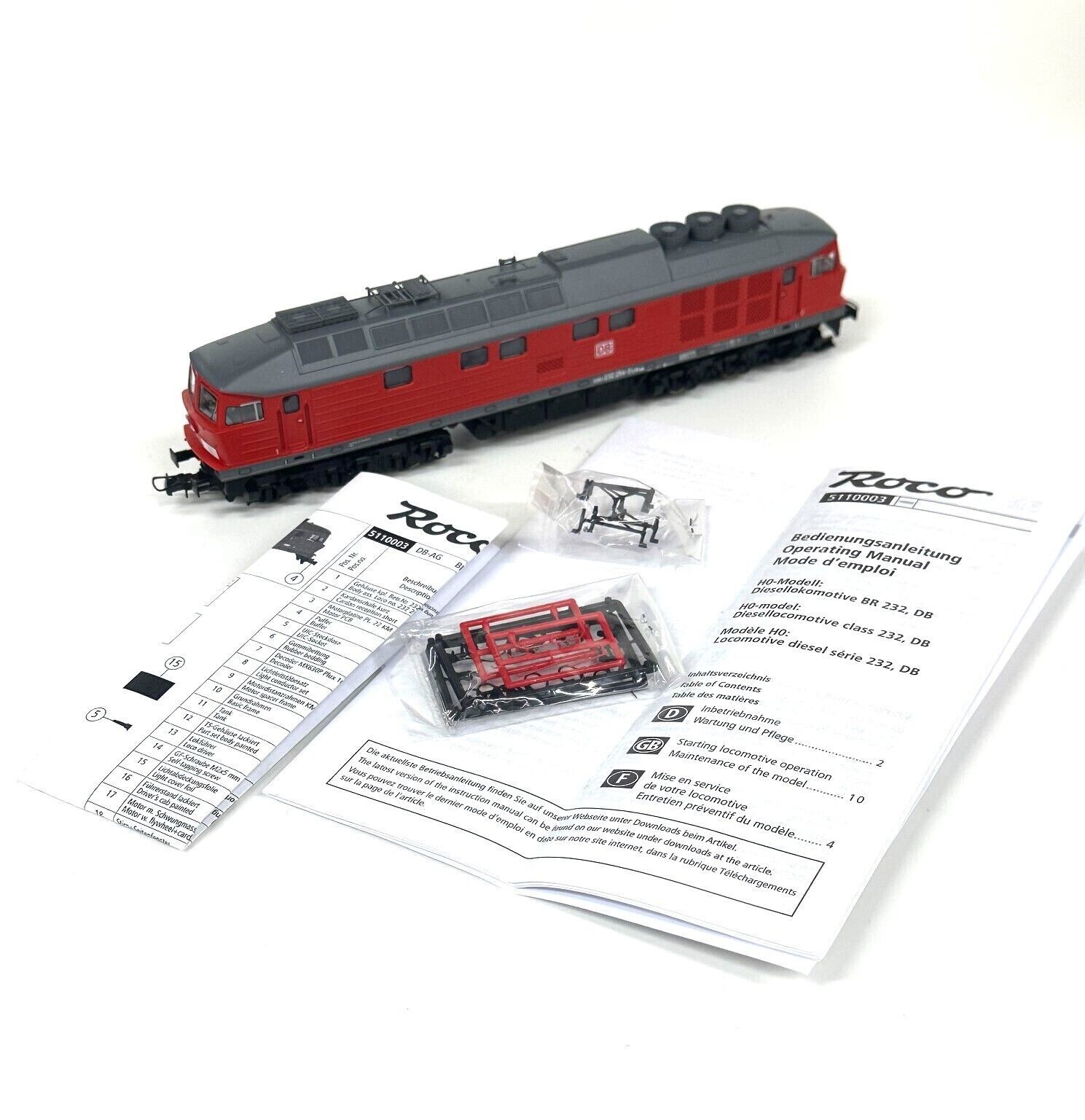 Roco H0 Z21 Startset Diesellokomotive BR 232 - Mehrfarbig (5110003 ...