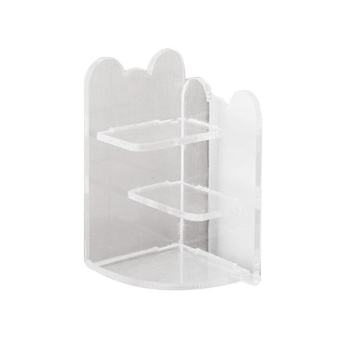1:12 Dollhouse Mini Acrylic Display Shelf Storage Rack Cupboard Home ...