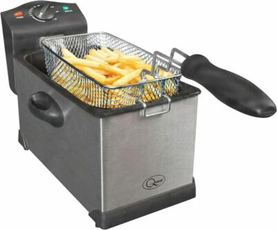 3L Electric Deep Fat Chip Fryer Non Stick Pan & Safe Basket Handle ...
