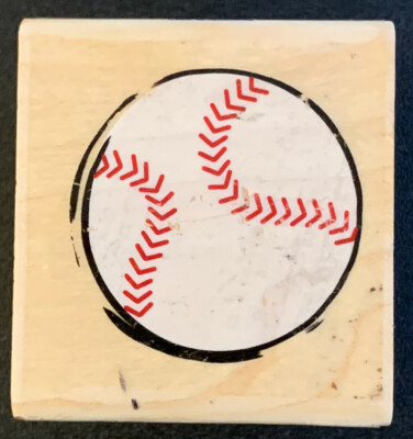 Stampabilities Baseball 02 Rubber Stamp | eBay