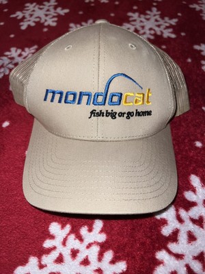 Mondocat Fish Big Or Go Home The Classics Hat With Mesh Snapback. Tan ...