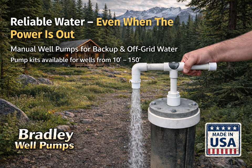 Manual Deep Well Hand Pump Kit – Emergency Backup Water – Up to 150 ft ...