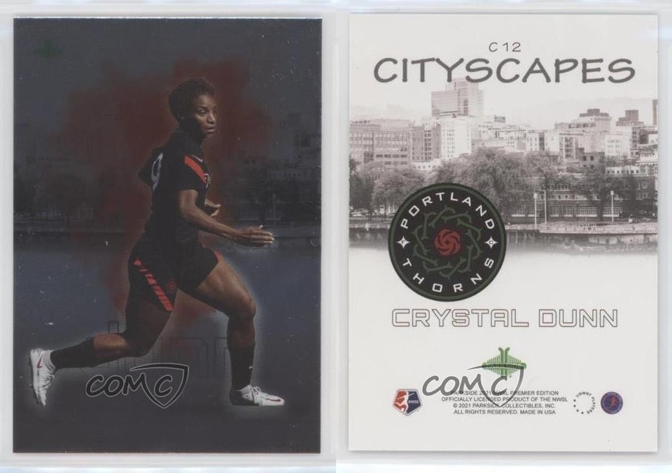 2021 Parkside NWSL Cityscapes /650 Crystal Dunn #C12 uk2 | eBay