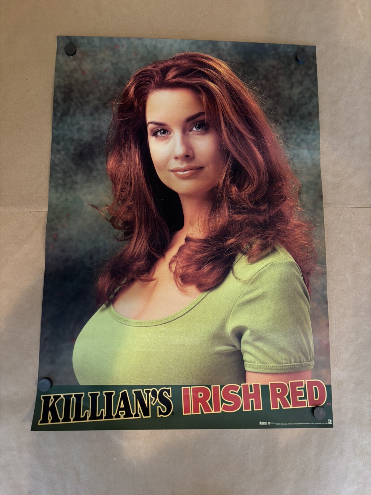 KILLIAN'S "IRISH RED" (1993) 24" X 17”Poster | eBay