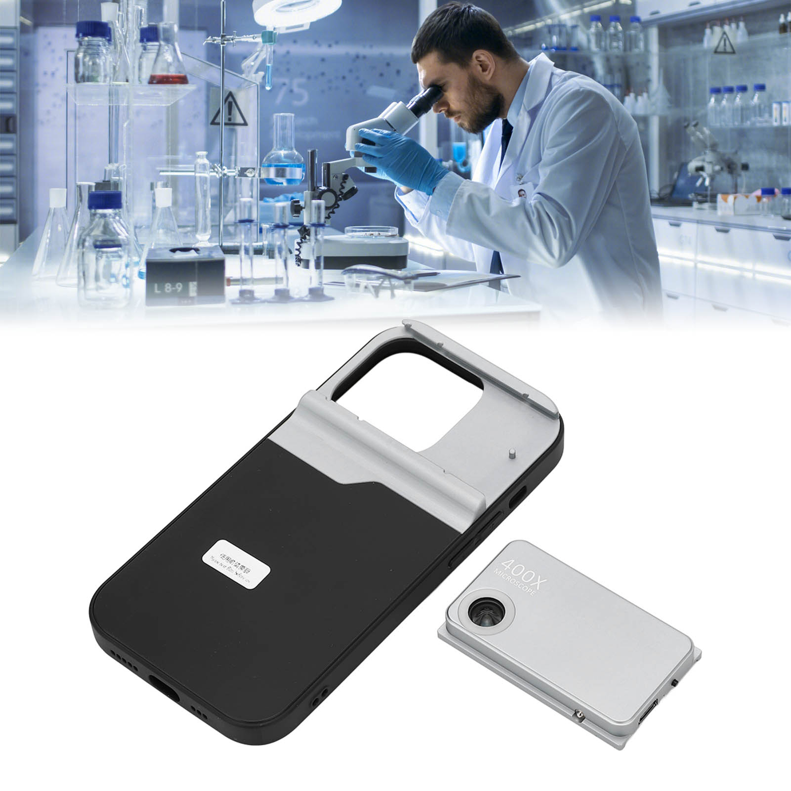 Mobile Phone Microscope Lens 400X Mini High Definition Cell Phone ...