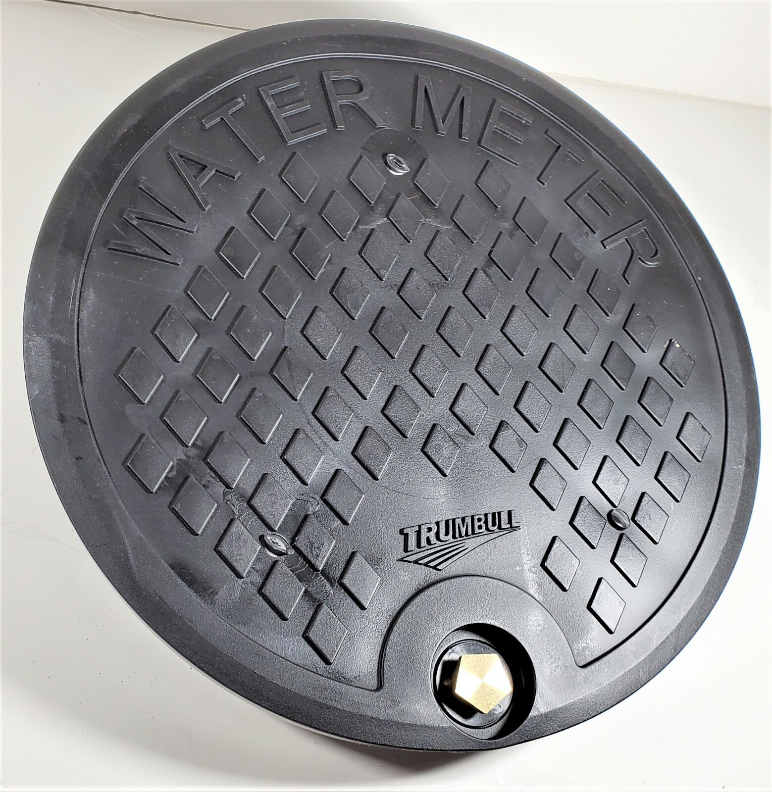 Trumbull Type-X Polymer Water Meter Box Cover, 12-1/2" lid for 11-1/2 ...