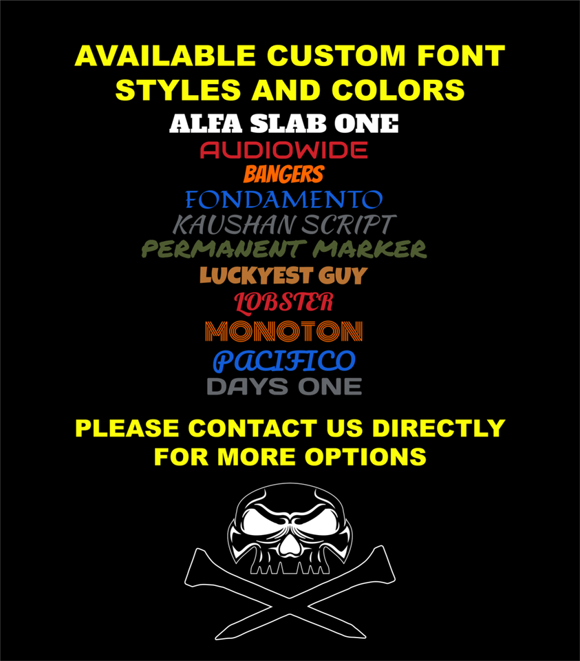 Custom Text Club Car Front Name Plate. Fits Club Car DS & Carryall Golf ...