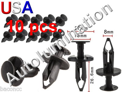 Bumper Fender Liner Push Rivet Clip GM 11518017 Ford 1708530-S300 ...