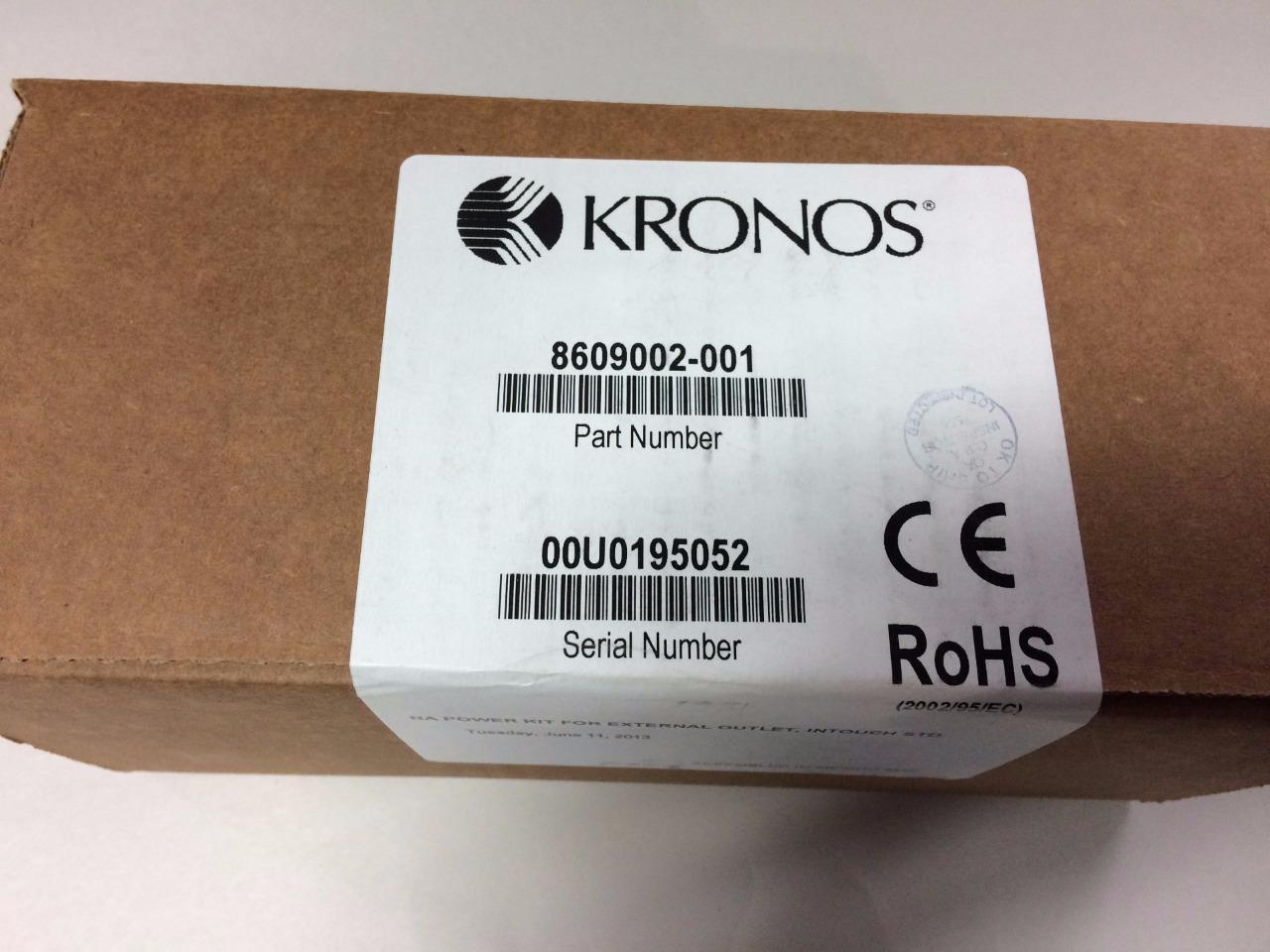 NEW SEALED KRONOS INTOUCH 9000 TIME CLOCK ADAPTER POWER SUPPLY 8609002 ...