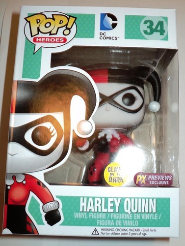 FUNKO POP! VINYL PREVEIW EXCLUSIVE HARLEY QUINN #34 FIGURE MISB | eBay ...