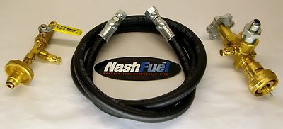 1-3/4" Acme To Pol Liquid Propane Transfer Kit Tank Grill Filler Fill ...