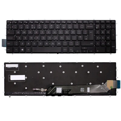 Dell Inspiron 15-5565/5567/5570/5575 UK ENGLISH Backlit Laptop Keyboard ...