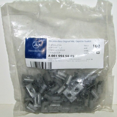 NEW GENUINE MERCEDES BENZ CLIP TYPE NUT LOT OF 67 OEM PART NO. A ...