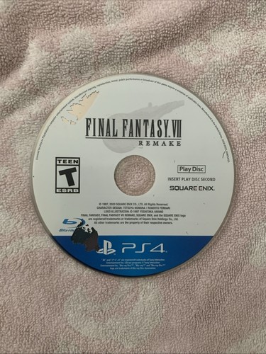 Final Fantasy VII Remake Play Disk ONLY Sony PlayStation 4 PS4 | eBay