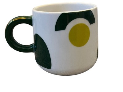 Tabitha Brown Target exclusive 12oz stoneware Mug green geometric ...