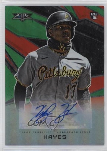 2021 Topps Fire Auto Green /75 Ke'Bryan Hayes #AV-KH Rookie Auto RC | eBay