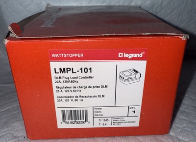 WattStopper Legrand LMPL-101 Digital Plug Load Controller 20A, 120V ...