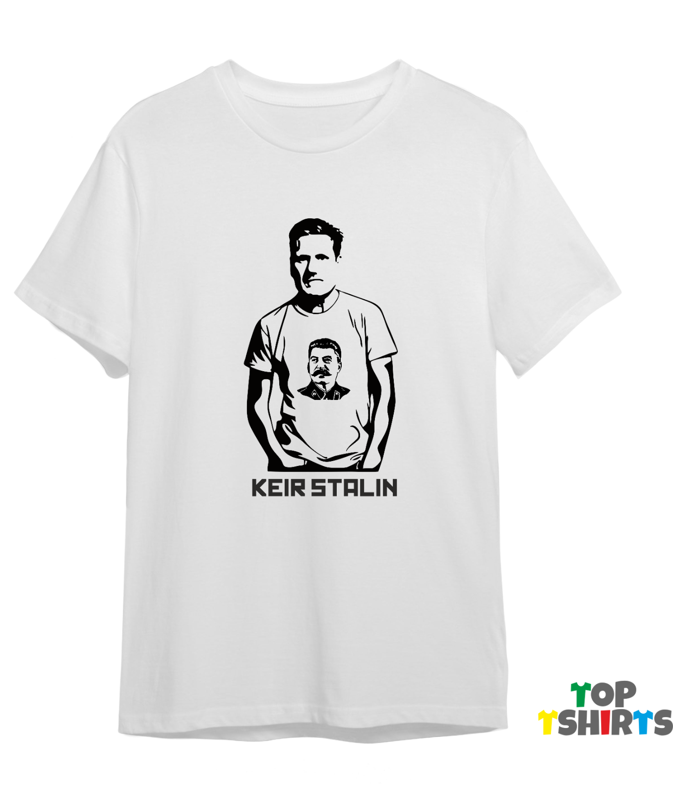 Keir Starmer Stalin Funny Joke Labour Political T-shirt Communist ...