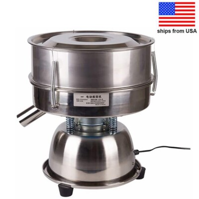 Electric Automatic Sieve Shaker Vibrating Machine Food Industrial ...