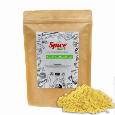 ORGANIC Ground Yellow Mustard (Powder) Premium Quality Soil Asso ...