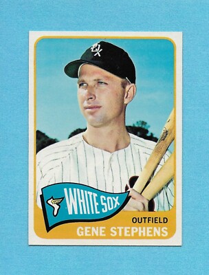 1965 Topps #498 Gene Stephens Chicago White Sox Dead Centered NM/MT | eBay