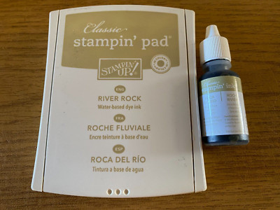 Stampin’ Up! River Rock Stamp Pad & Re Inker | eBay