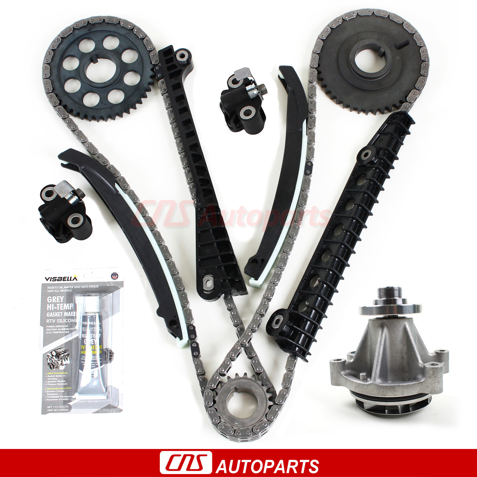 For 97-01 FORD 5.4L V8 w/supercharged 330cid 6.8 V10 Timing Chain Water ...