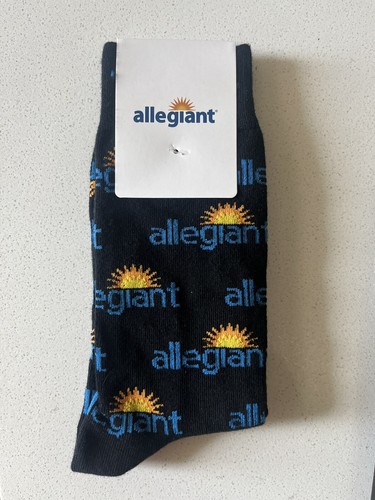 Allegiant Airlines Socks Mens Women's Airline Sock NEW Air Plane ...