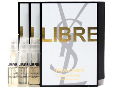 YSL YVES SAINT LAURENT LIBRE EDP 1.2ml .04fl oz x 3 PERFUME SPRAY ...