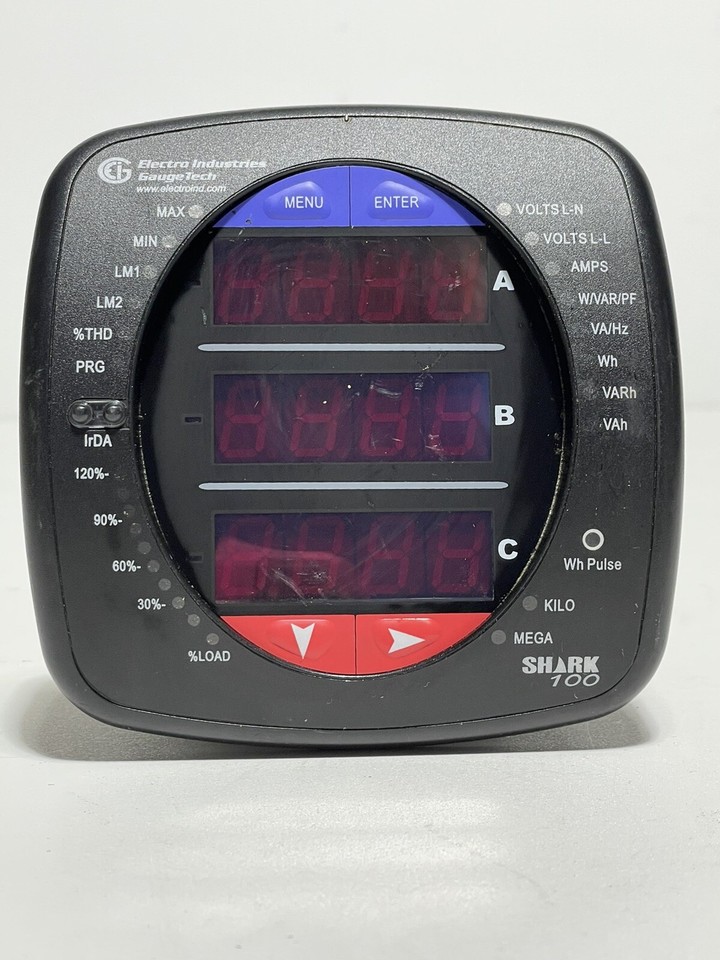 Electro Industries SHARK 100-60-10-V2-D2-485P-X Multifunction Power ...