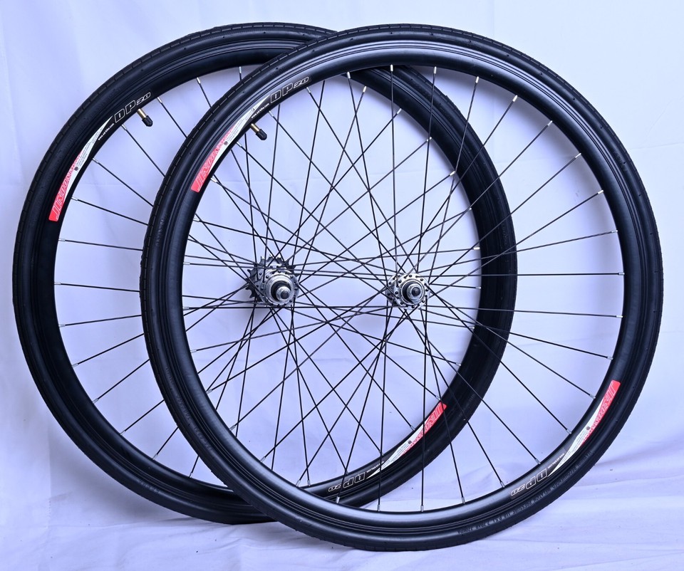 Fixed Gear Bike Wheel 700C Bicycle Front Rear Wheel Freewheel with ...