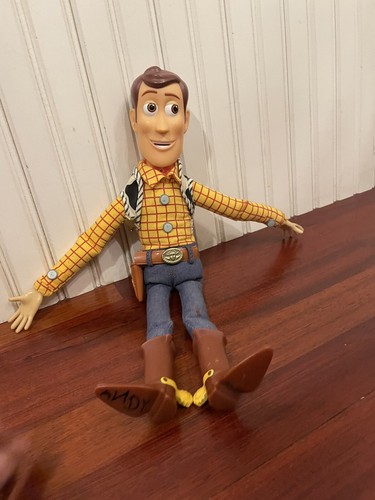 Vintage Disney Pixar Thinkway Toy Story Woody Pull String Doll 15 ...