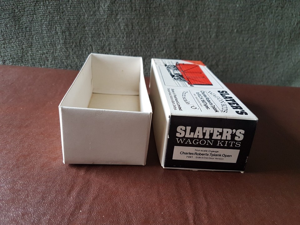 Slater's Wagon Kits - Charles Roberts 7 Plank Open Wagon - Box Only ...