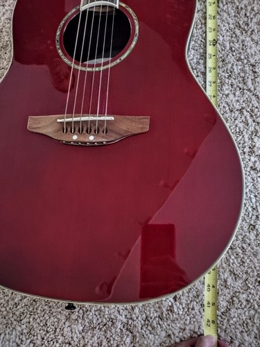 Ovation Celebrity Acoustic Electric Shallow Body Guitar Model # GC057 ...