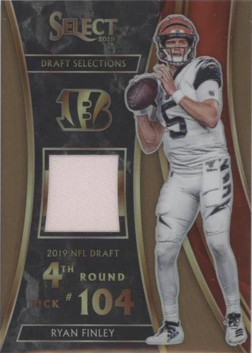 2019 Panini Select - Draft Selection Memorabilia Ryan Finley #DS-14 ...