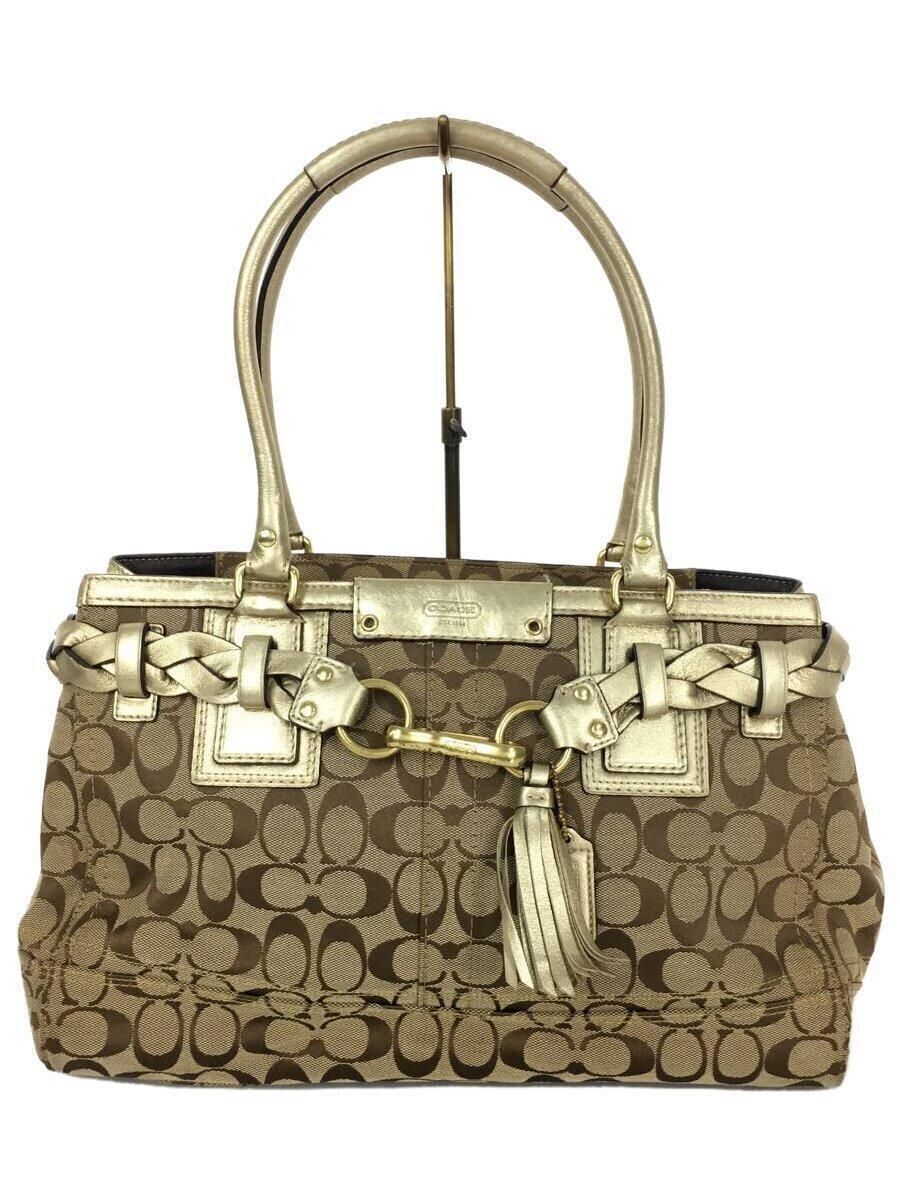 Coach Tote Bag Hamptons Large Carryall Signature Blac… - Gem