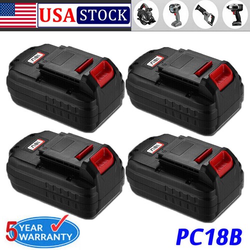 1-4Pack For Porter Cable 18-Volt Ni-MH Battery 18V 4.8Ah PC18B Cordless ...