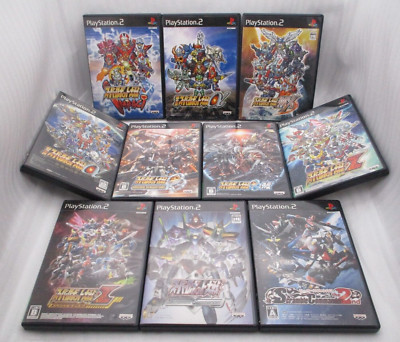 PS2 Super Robot Wars 10Games impact a MX OG Z Scramble Commander Japan ...