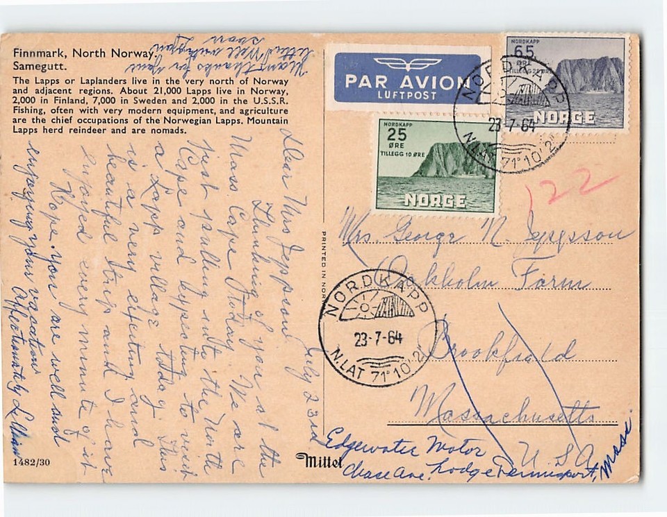 Postcard Samegutt, Norway | eBay