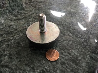 Thread in rubber bumper 50 MM od x 18 MM high M10 metric thread bump ...