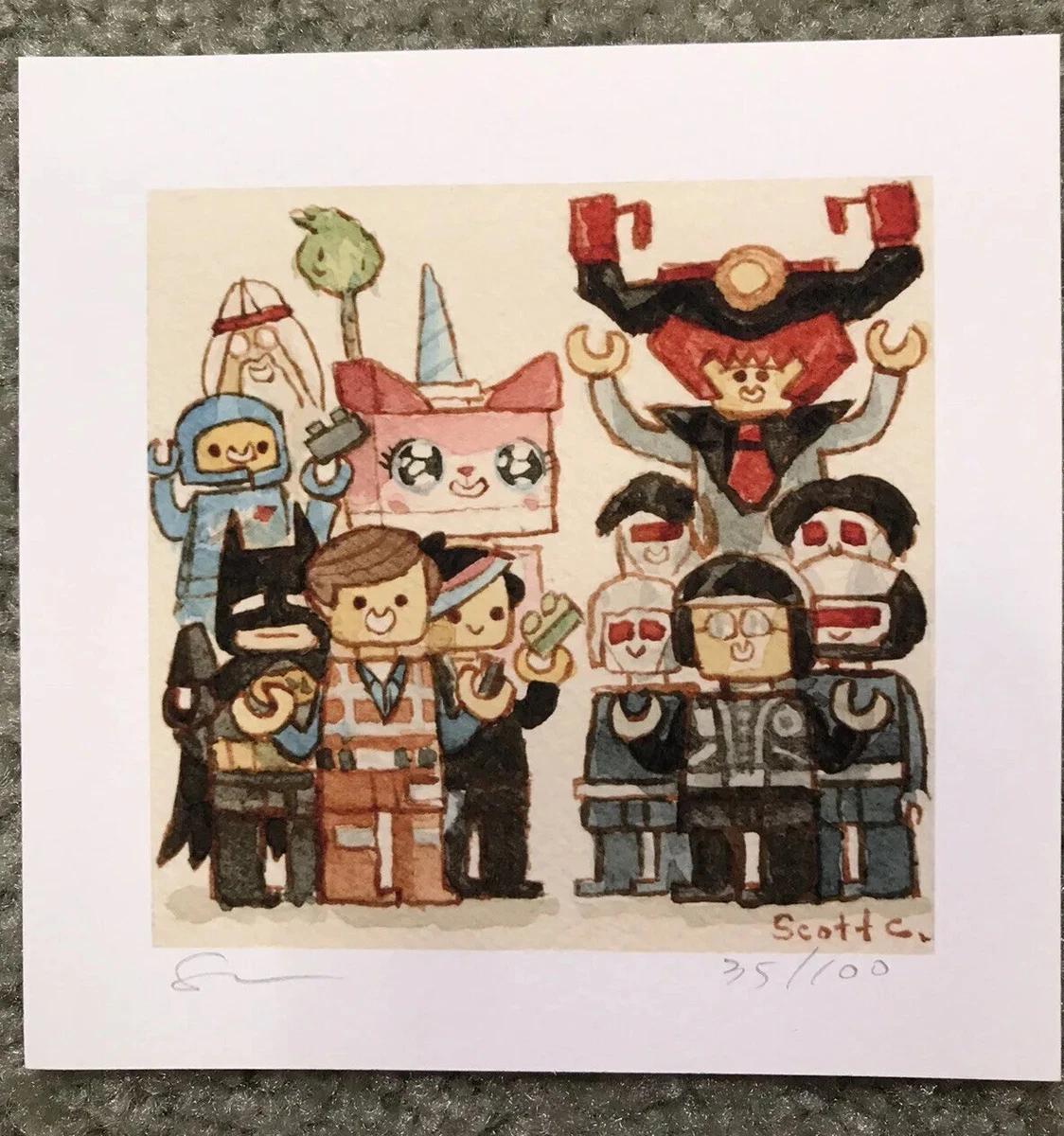 Lego Movie Cover Art